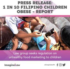 1 IN 10 FILIPINO CHILDREN OBESE – REPORT – Filipino News Sentinel