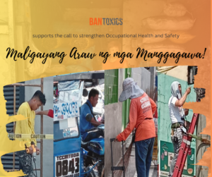BAN Toxics calls for the protection of workers from hazardous chemicals ...