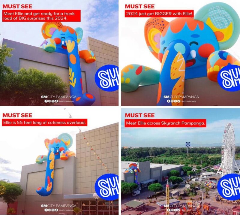 Meet ELLIE – SM City Pampanga’s giant inflatable elephant – Filipino ...