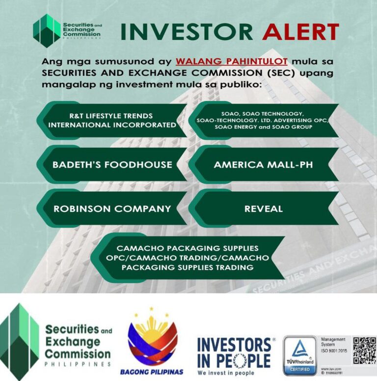 SEC INVESTOR ALERT_021524 – Filipino News Sentinel