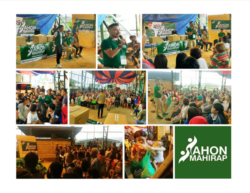 AHON MAHIRAP Partylist brings joy to the residents of Barangay Fairview ...