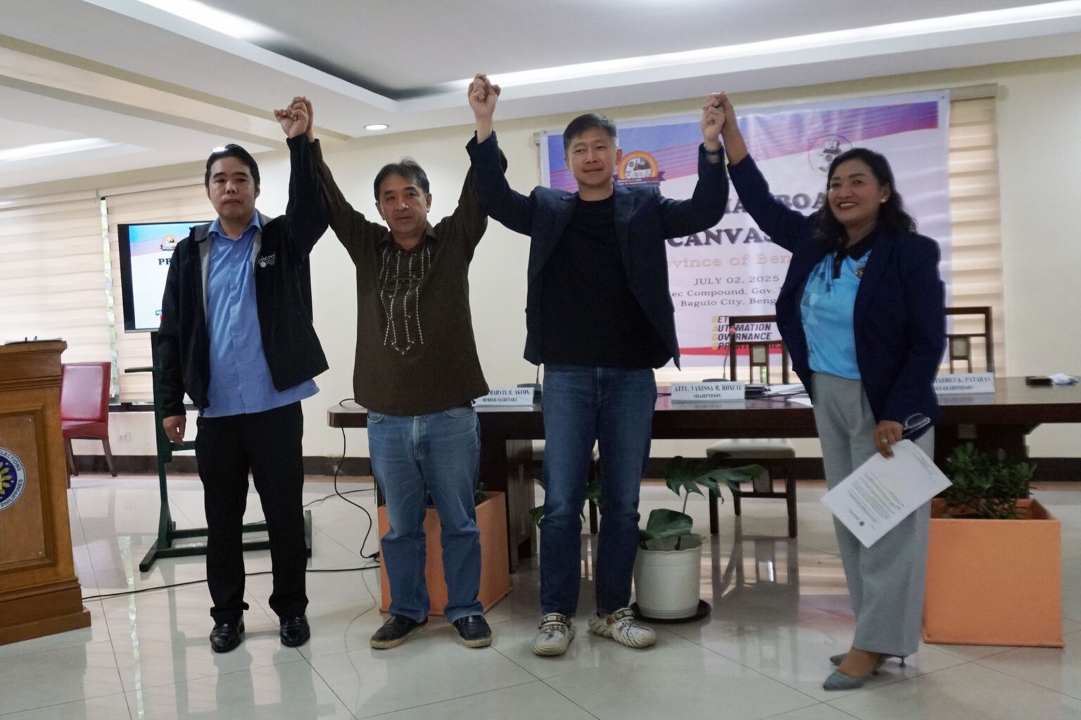 Yap formally proclaimed, calls for unity - Filipino News Sentinel