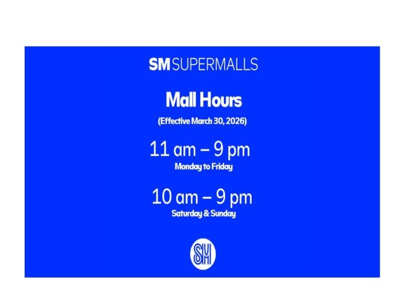 SM Supermalls Announces New Nationwide Mall Hours Starting March 30 ...